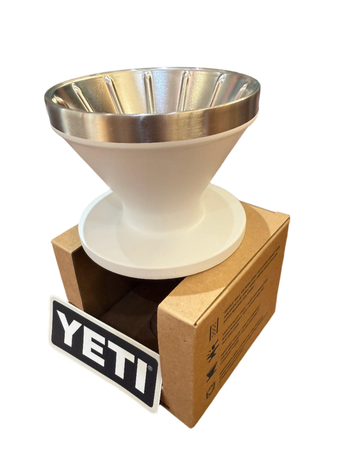 Yeti Ramble Coffee Pour Over in colour White Filter Coffee — Boardworx